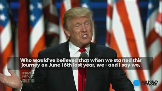 Donald Trump accepts GOP nomination, says 'I alone can fix' system ... Donald Trump accepts GOP nomination, says 'I alone can fix' system ...